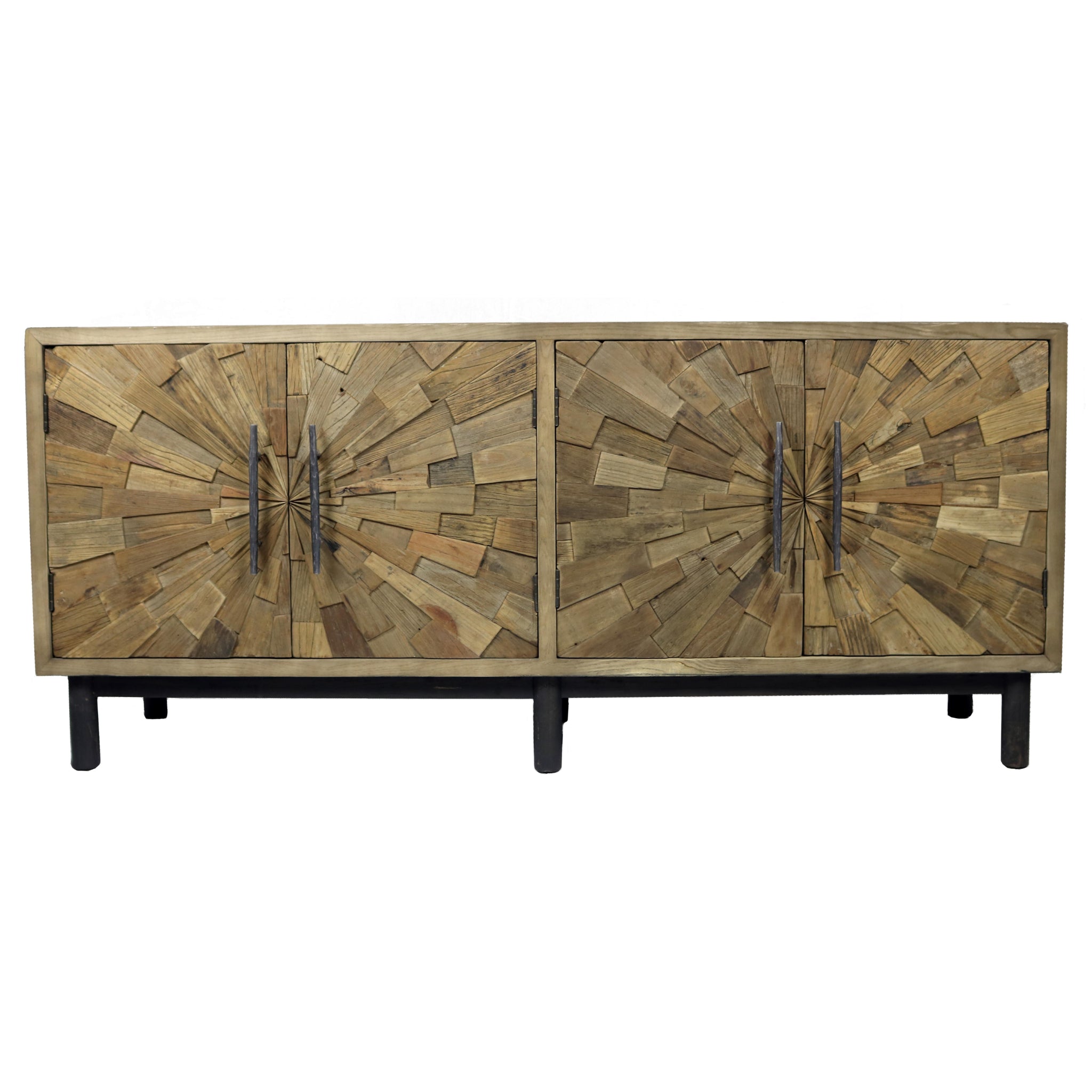 Meva Aliso 71" 4-Door Brown Sideboard – Kitchen Oasis