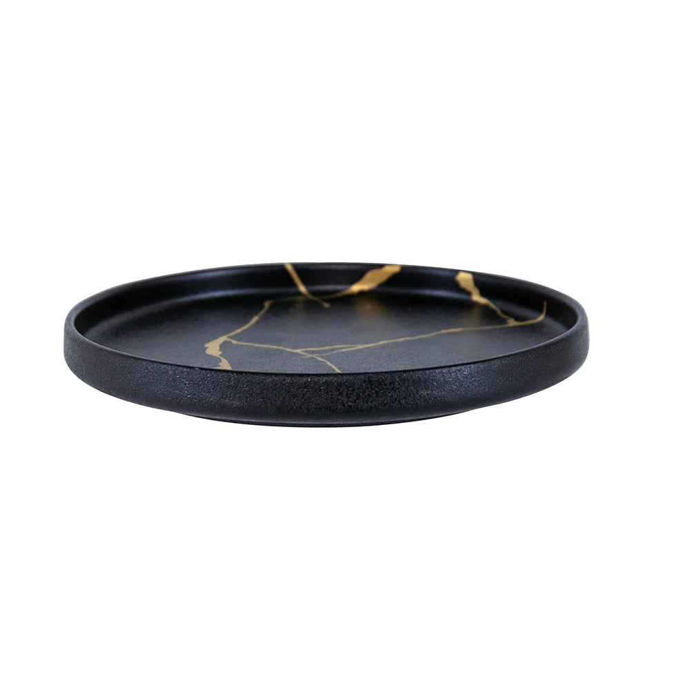 A&B Home 11" Bundle of 108 Japanese-Inspired Black With Gold Detail Di ...