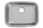 ADA Medium Single 23" Stainless Steel Kirchen Sink by Chemcore Industr ...