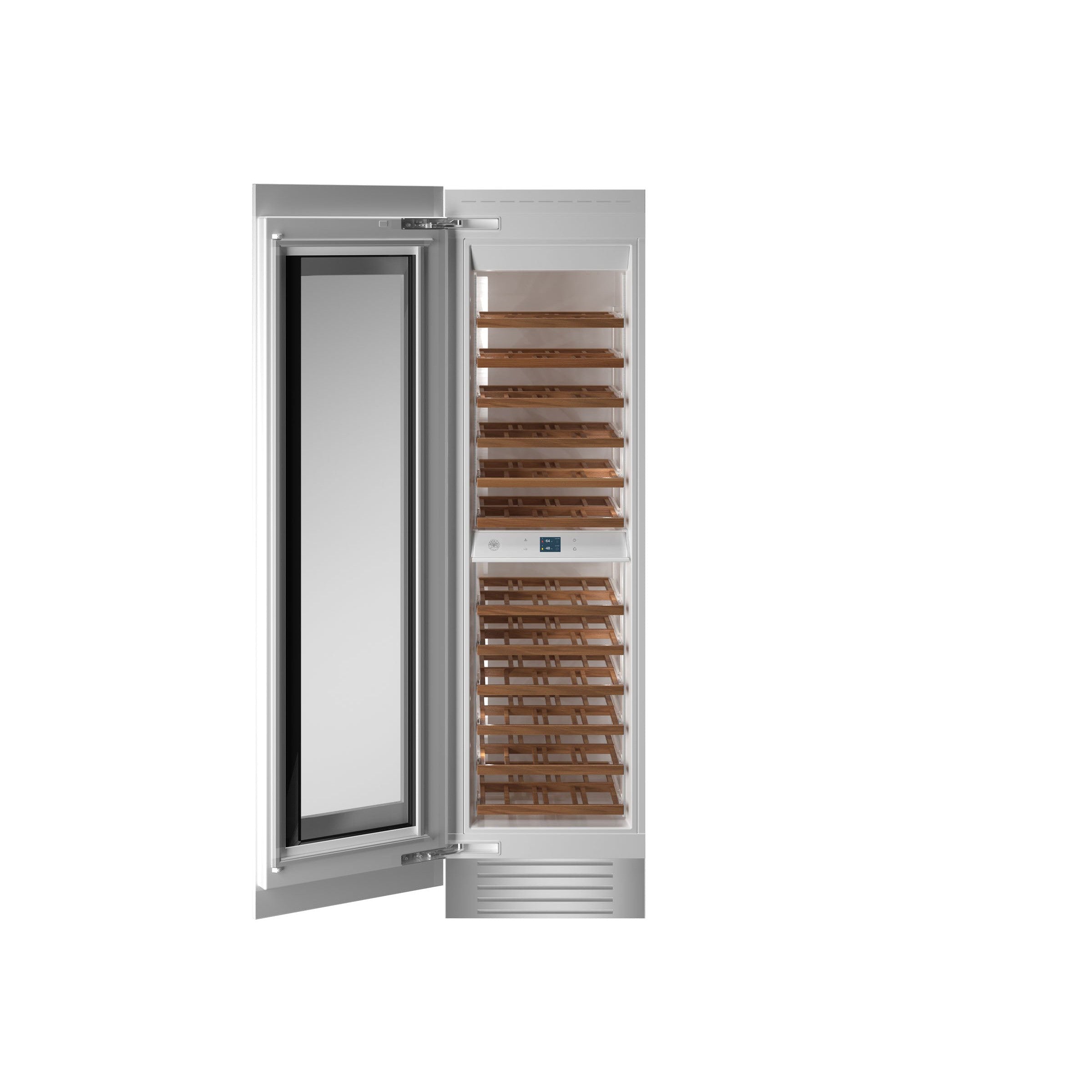 Bertazzoni 24" Panel Ready Built-in Wine Cellar Column With Left Swing ...