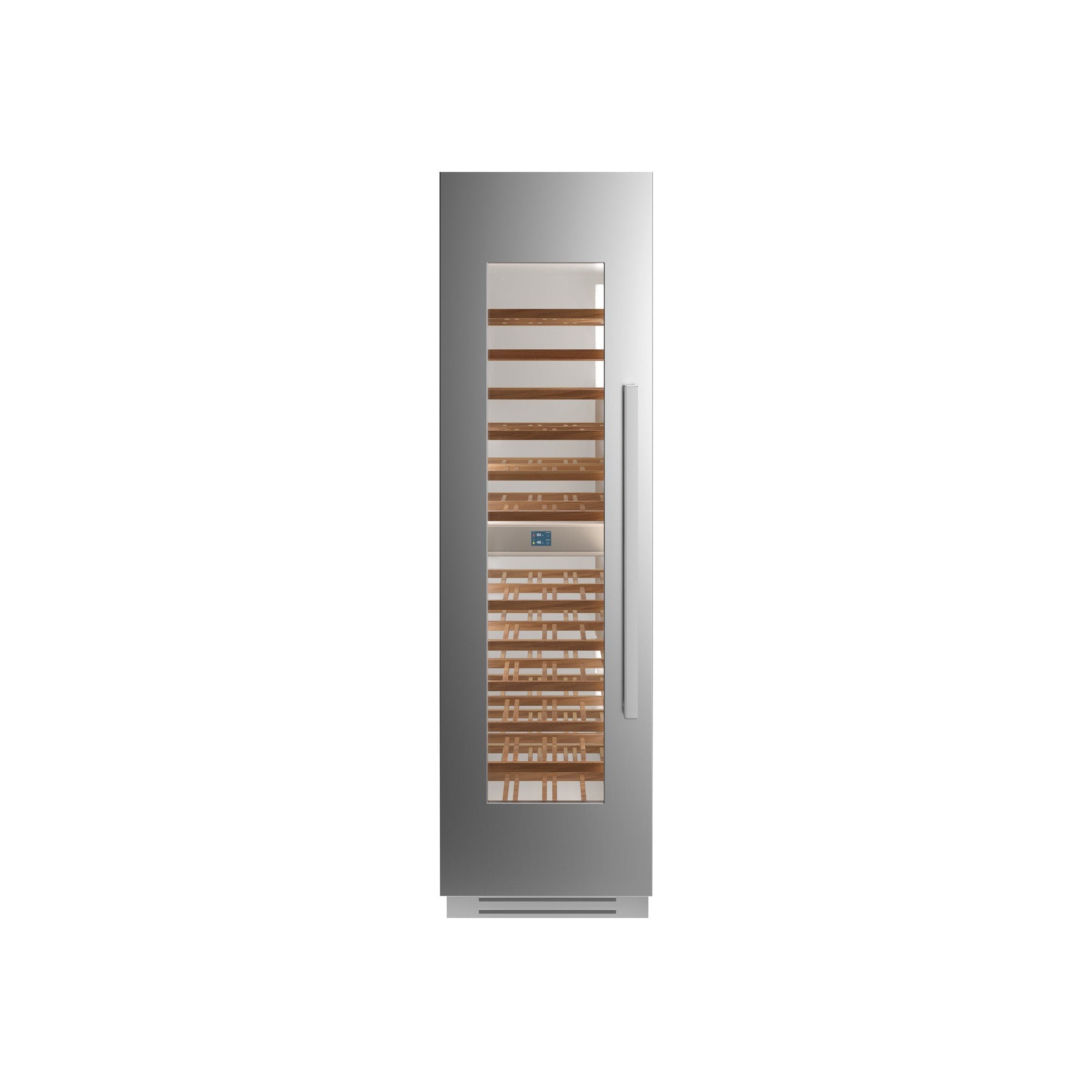 Bertazzoni 24" Stainless Steel Built-in Wine Cellar Column With Left S ...