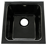 Ceco La Quinta 16" Black Cast Iron Sink by Chemcore Industries ...