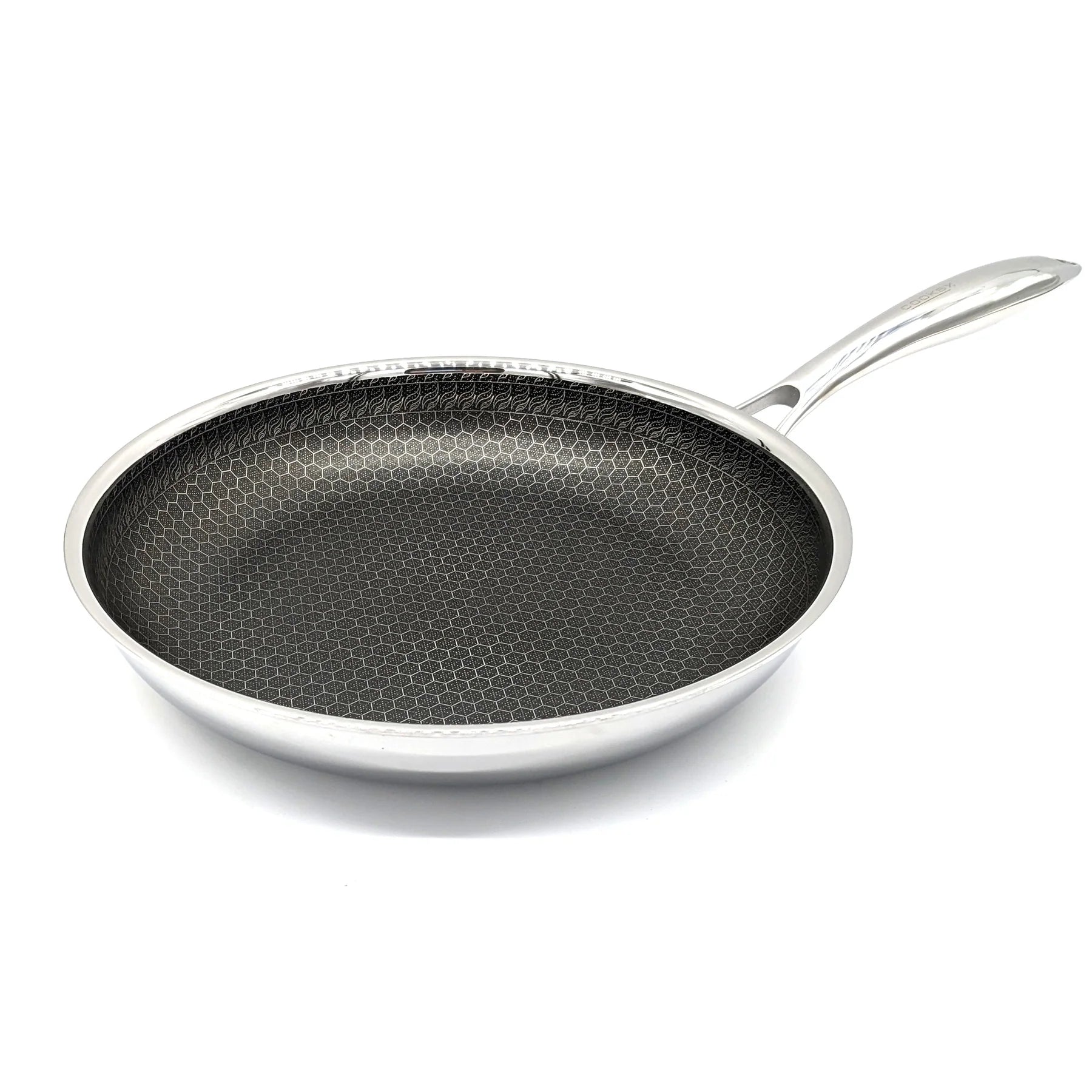 Cooksy Hexagon 11" Stainless Nonstick Hybrid Fry Pan – Kitchen Oasis
