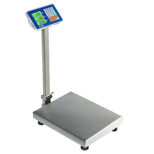 Costway 660 lbs Weight Platform Scale Digital Floor Folding Scale ...
