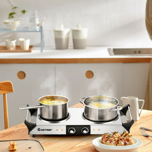Costway Ceramic Infrared Stove with Temperature Control and Insulated ...