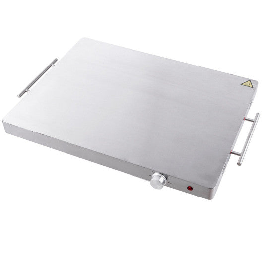 Costway Stainless Steel Electric Warming Tray Food Dish Warmer ...