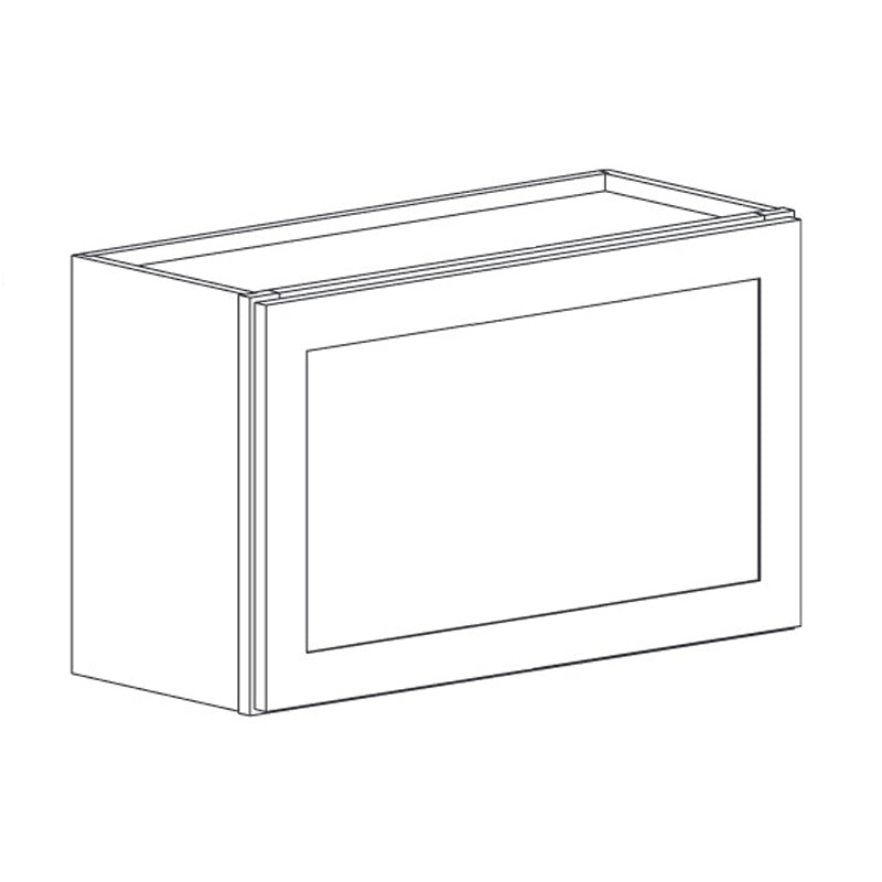 Domain Cabinets W2118-CSG-SD Coastal Shaker 21" x 18" With 1 Door Gray ...