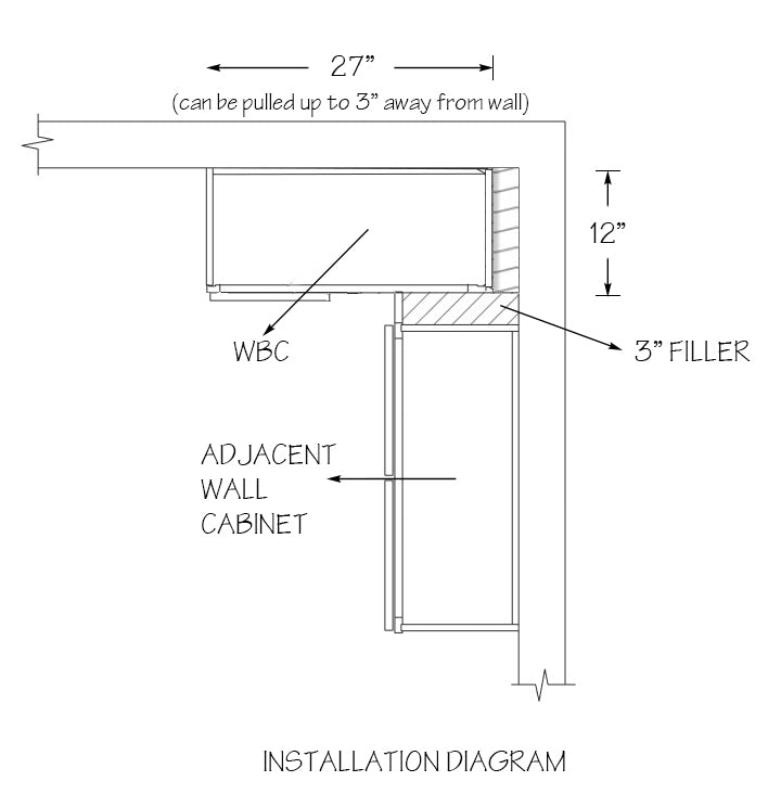 Domain Cabinets WBC2742-ESS-NG Supreme Shaker 27" x 42" With 1 Door an ...