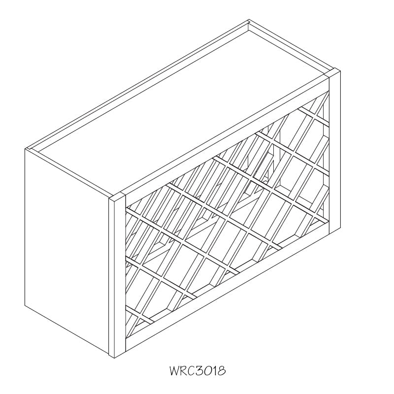 Domain Cabinets WRC3018-CSG-SD Coastal Shaker 30" x 18" Gray Wooden Wa ...