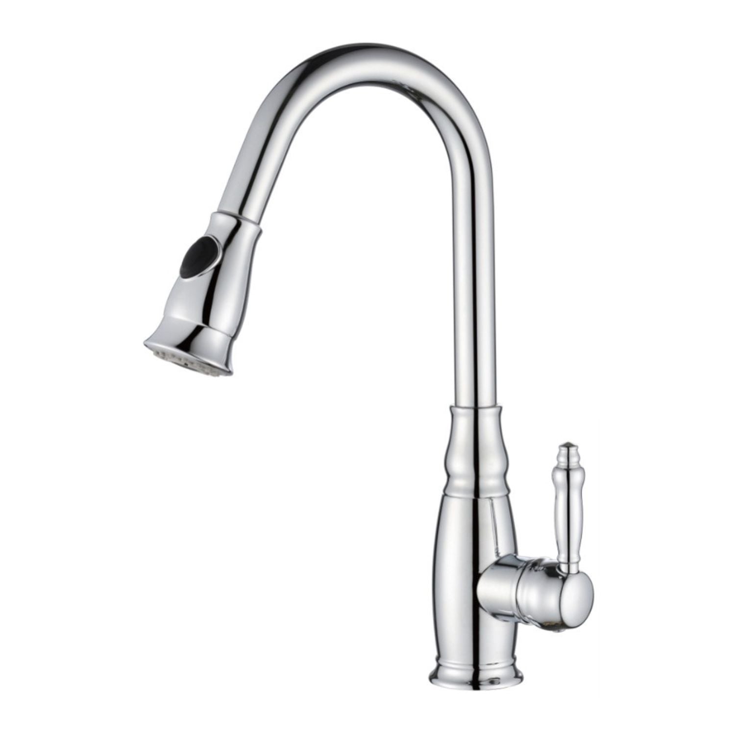 Duko Stainless Steel Kitchen Single Handle Faucet in Chrome Finish ...