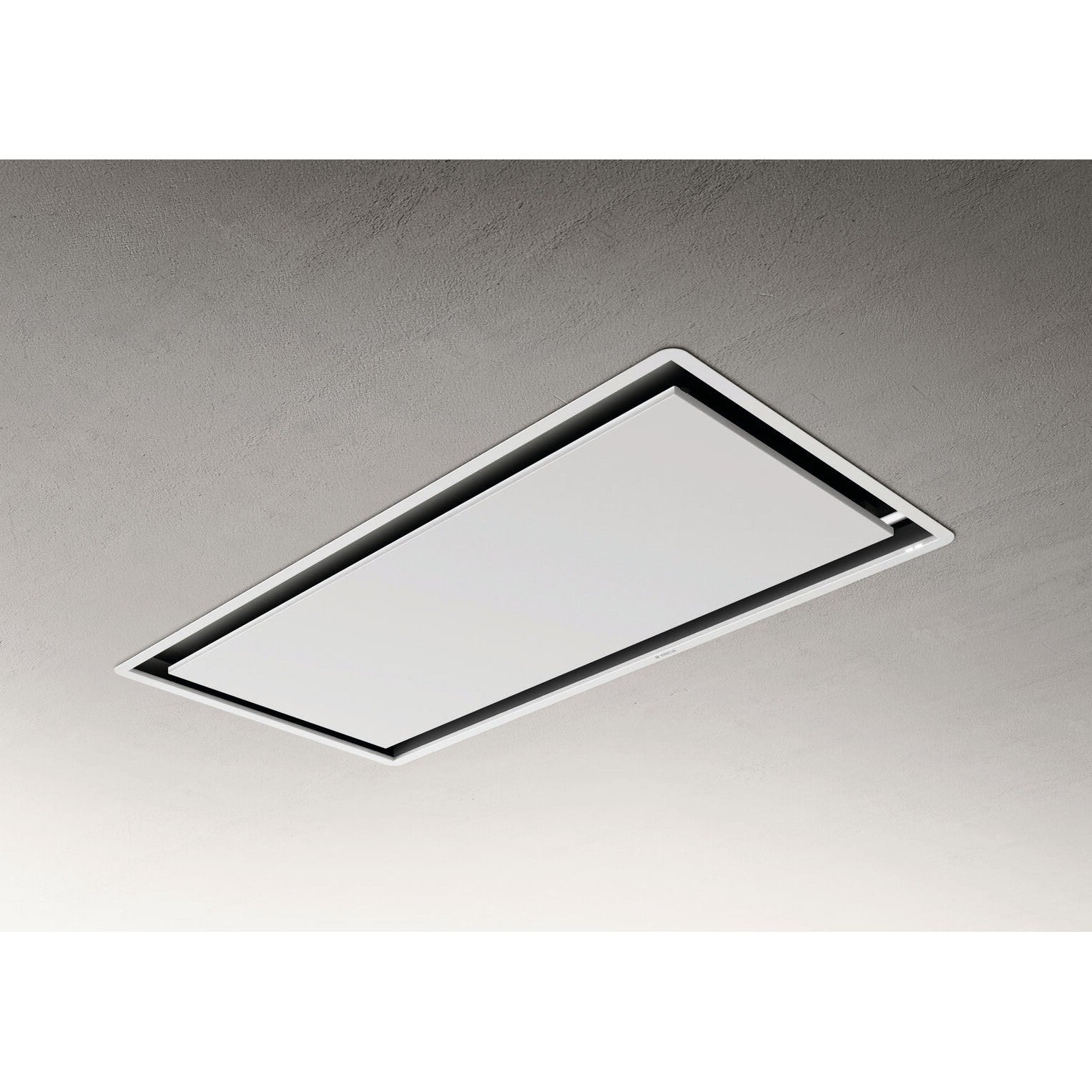 Elica Illusion 40" White Metal Panel & White Metal Frame Ceiling Mount ...