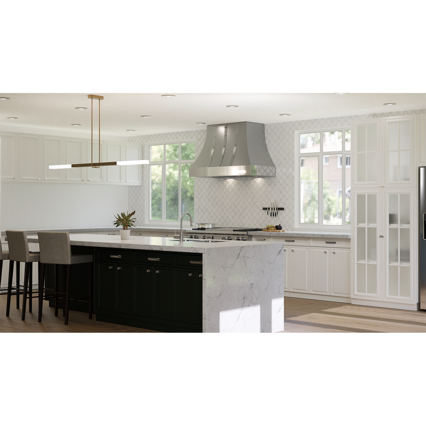 Elica Oristano 48" Stainless Steel Hood Shell – Kitchen Oasis