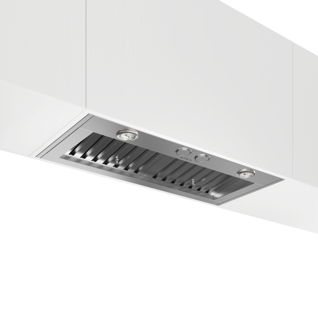 Elica Scanno 28" 600 CFM Stainless Steel 4-Speed Retractable Rotating ...