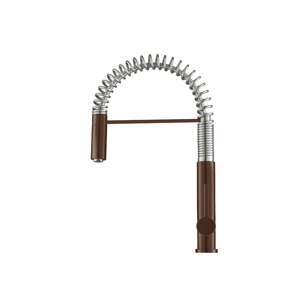 Flusso Faucets Klassiker Dixie 20" Single Hole Vortex Brown Semi-Profe ...