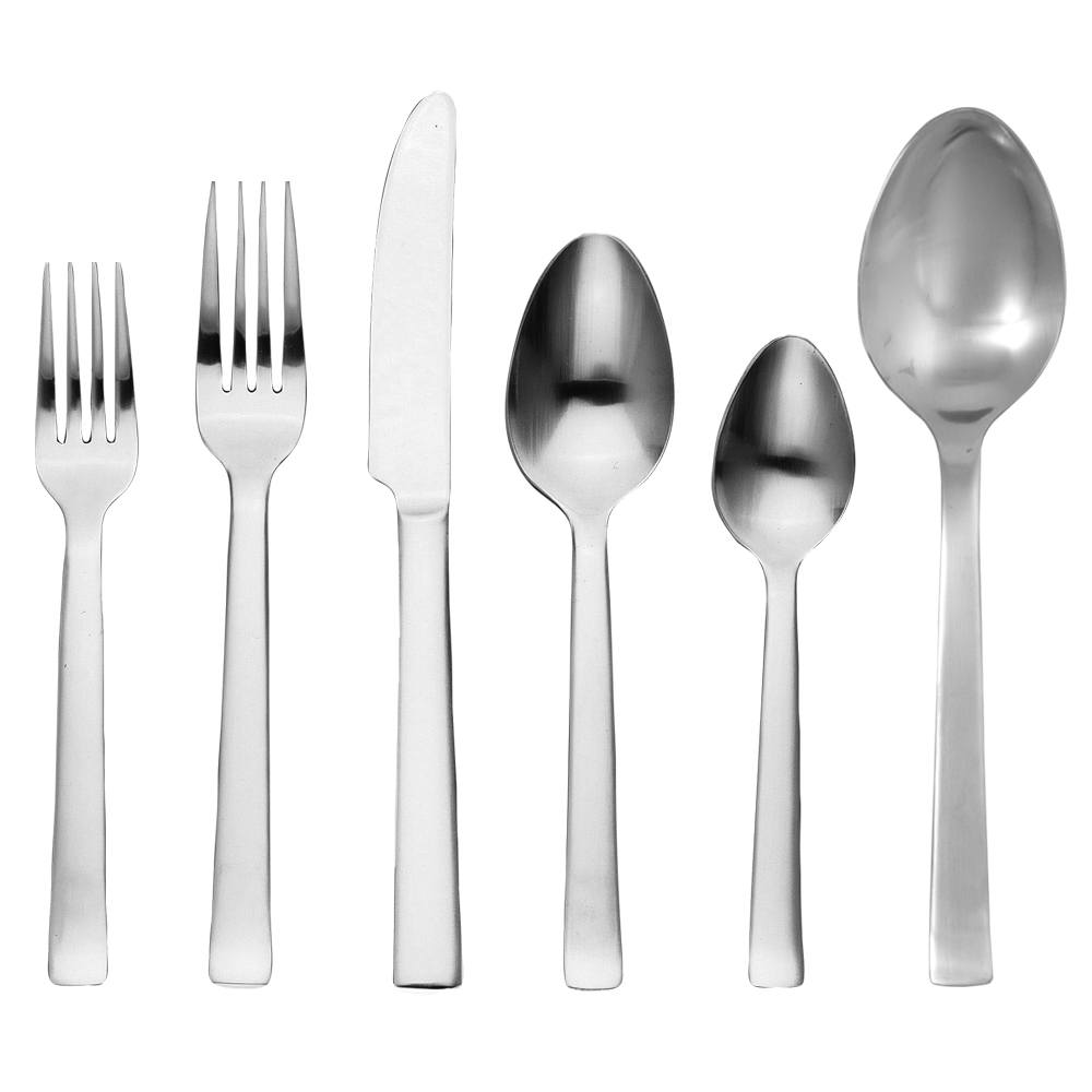 Ginkgo International Select Collection 42-Piece Norse Flatware Set ...
