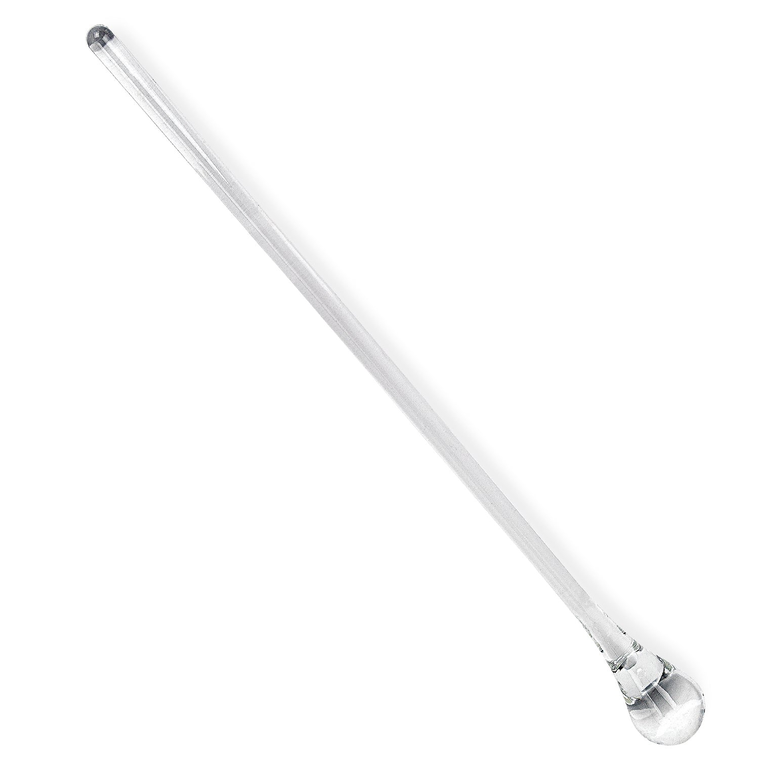 HomeRoots 12" Mouth Blown Lead Free Martini Stirrer in Crystal Finish ...