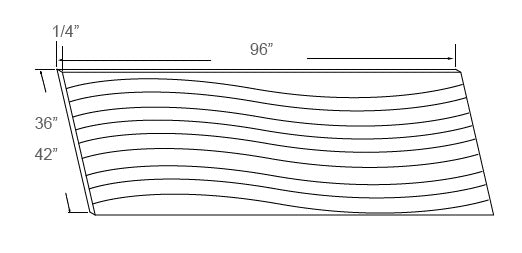 J&K Cabinetry 96" Finished Skin Panel (BP9636) – Kitchen Oasis