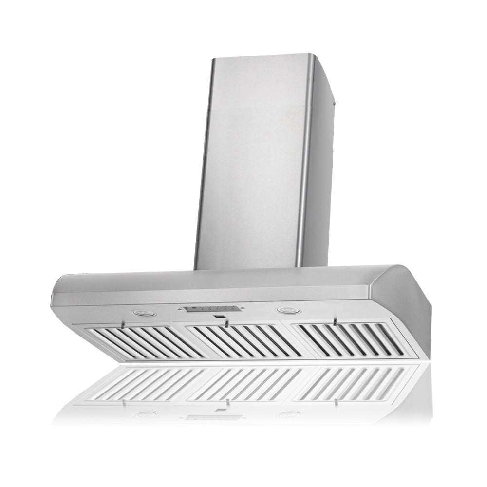 KOBE Premium CH22 SQB6-XX Series 36" Hands-Free Wall Mount Range Hood ...
