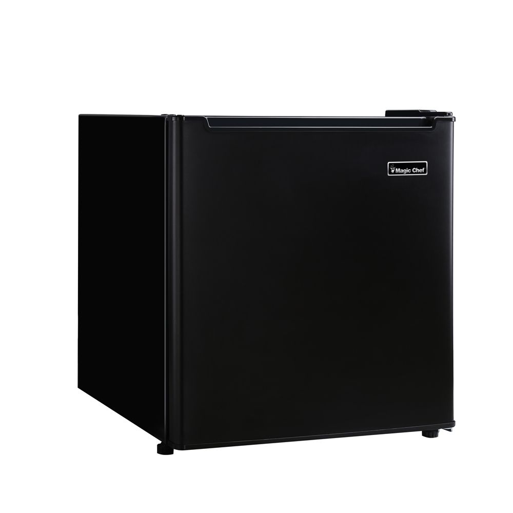 Magic Chef 17" W x 20" H 1.7 CU. Ft. Capacity Black Mini Refrigerator ...