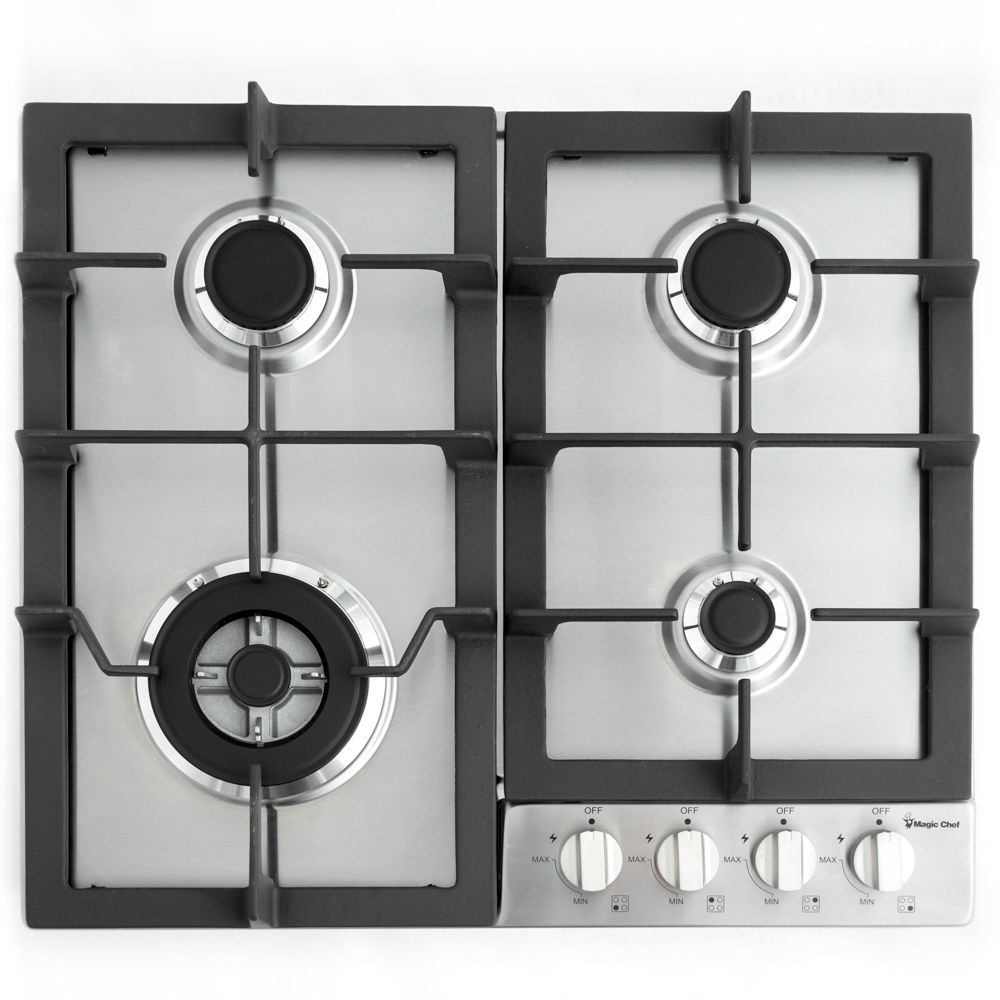 Magic Chef 24" Stainless Steel Built-In Gas Cooktop – Kitchen Oasis