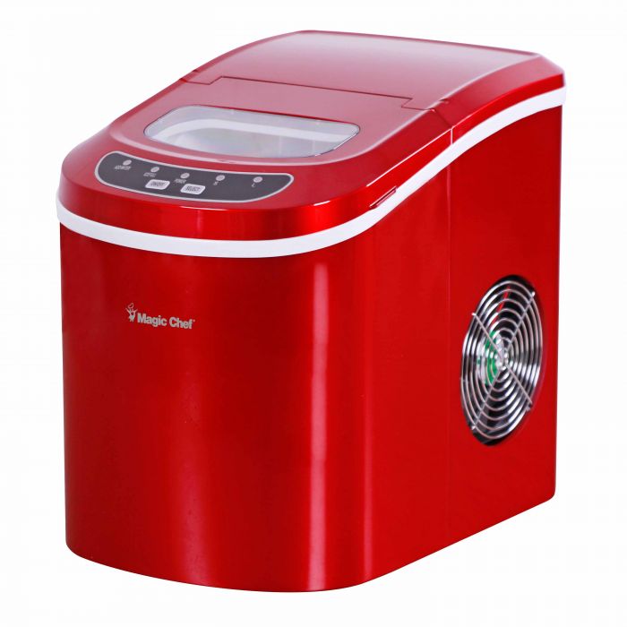 Magic Chef 27-Lb. Red Portable Countertop Ice Maker – Kitchen Oasis