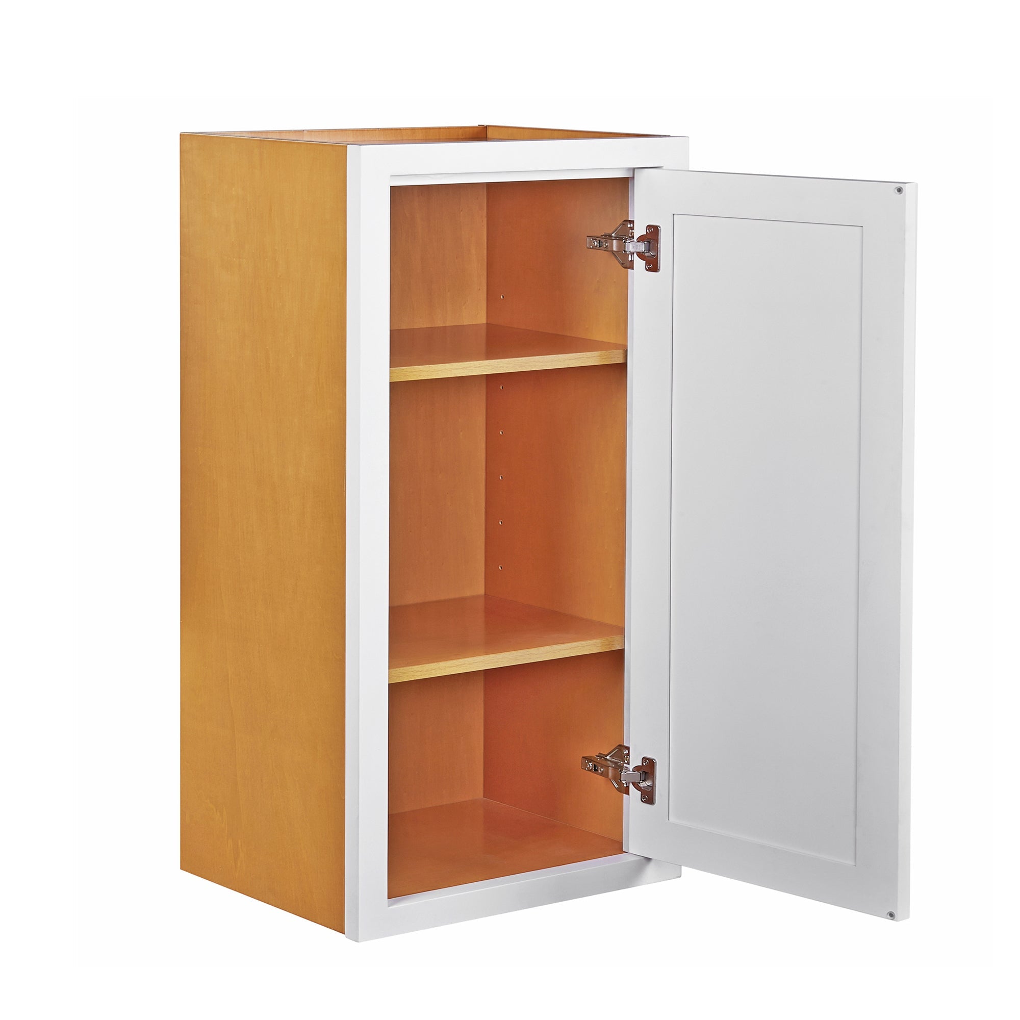Maplevilles Cabinetry 18" x 30" Snow White Inset Modern Shaker Style R ...