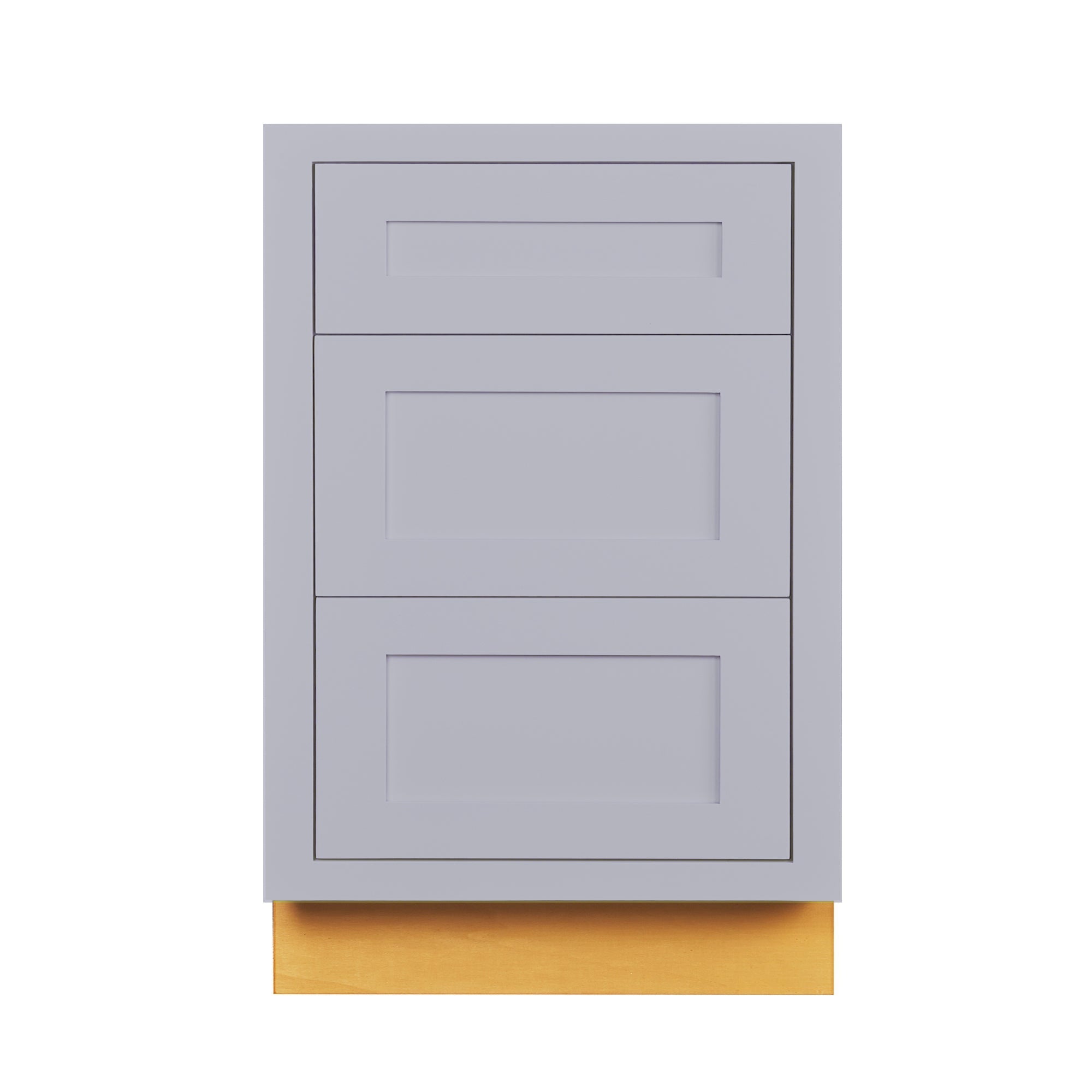 Maplevilles Cabinetry 21" Light Gray Inset Modern Shaker Style RTA Bir ...