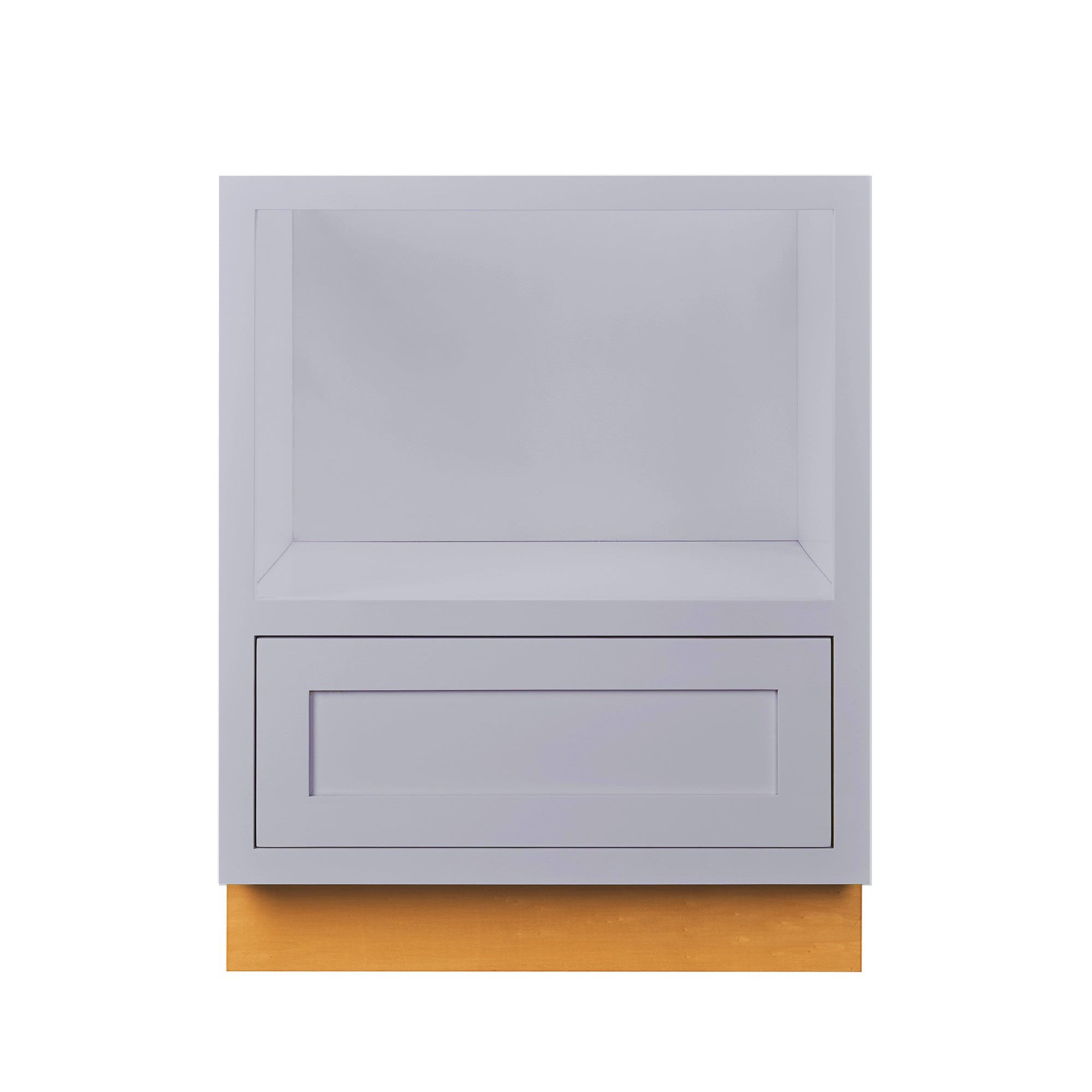 Maplevilles Cabinetry 27" Light Gray Inset Modern Shaker Style RTA Bir ...