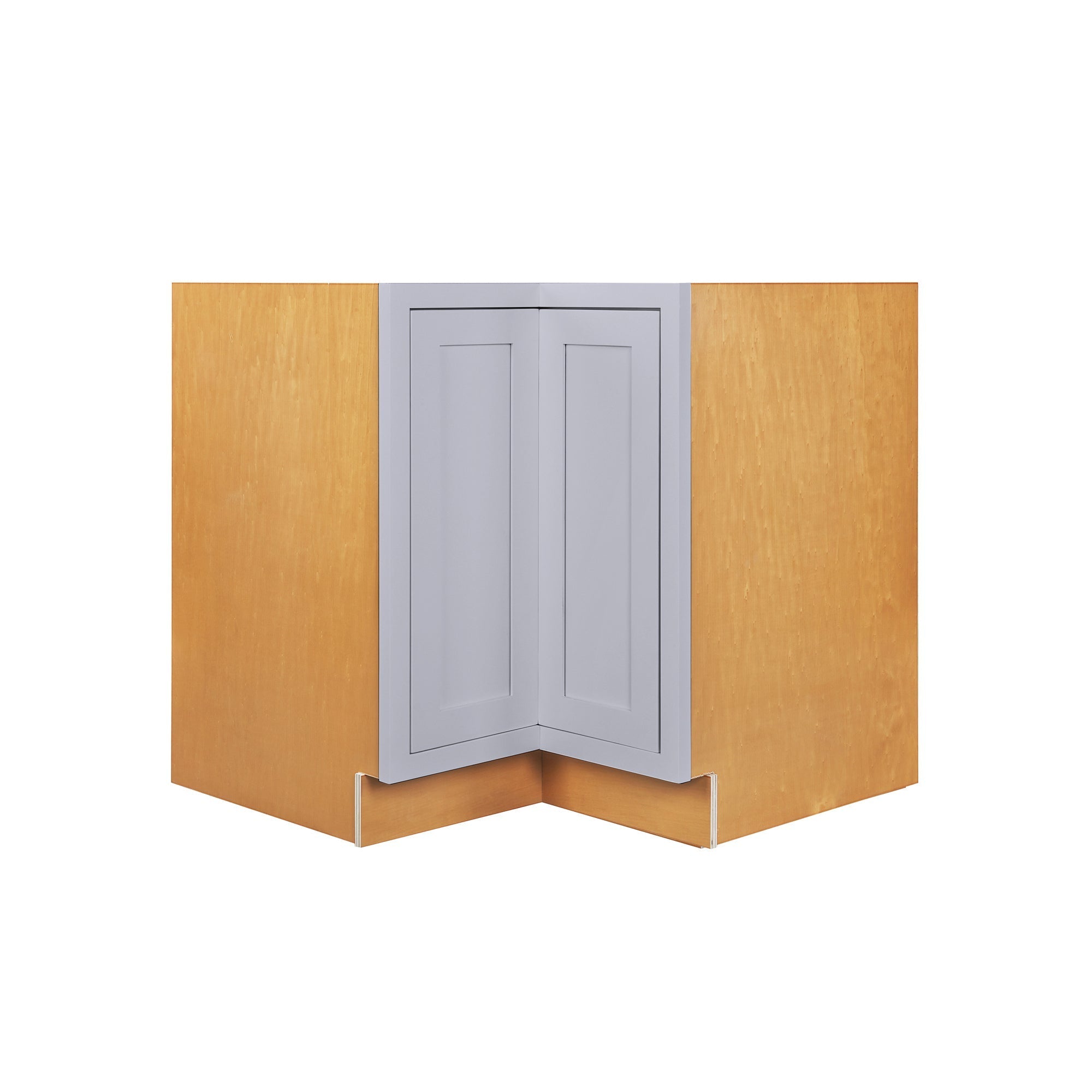 Maplevilles Cabinetry 33" Light Gray Inset Modern Shaker Style RTA Bir ...