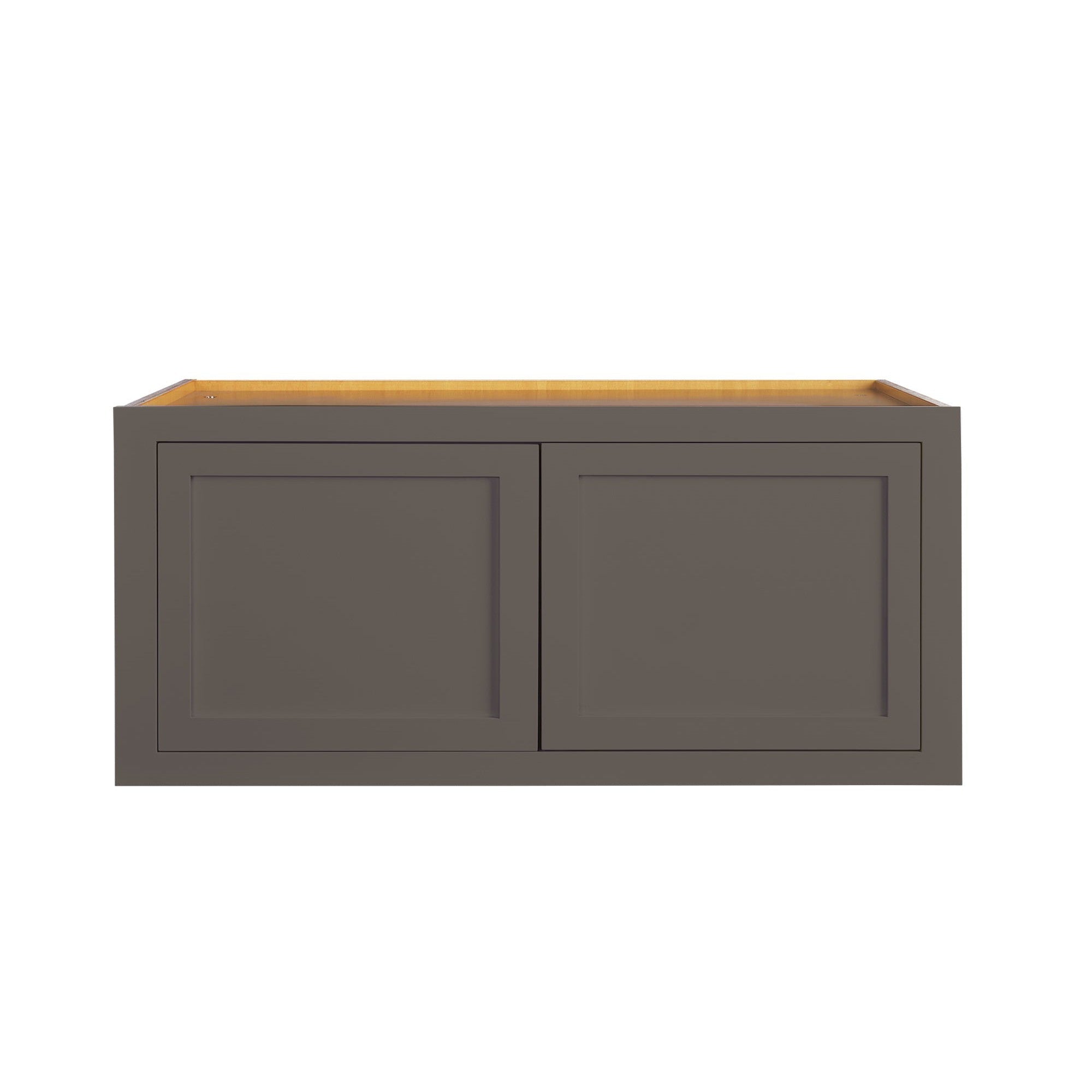 Maplevilles Cabinetry 36" x 18" & 24" Deep Dark Gray Inset Modern Shak ...