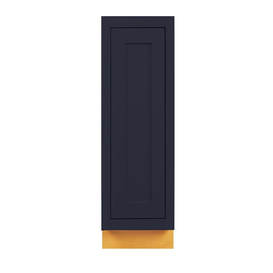 Maplevilles Cabinetry 9" Oxford Blue Inset Modern Shaker Style RTA Bir ...
