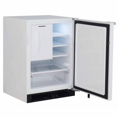 Marvel 24" Scientific Refrigerator Freezer With White, Solid Door, Loc ...