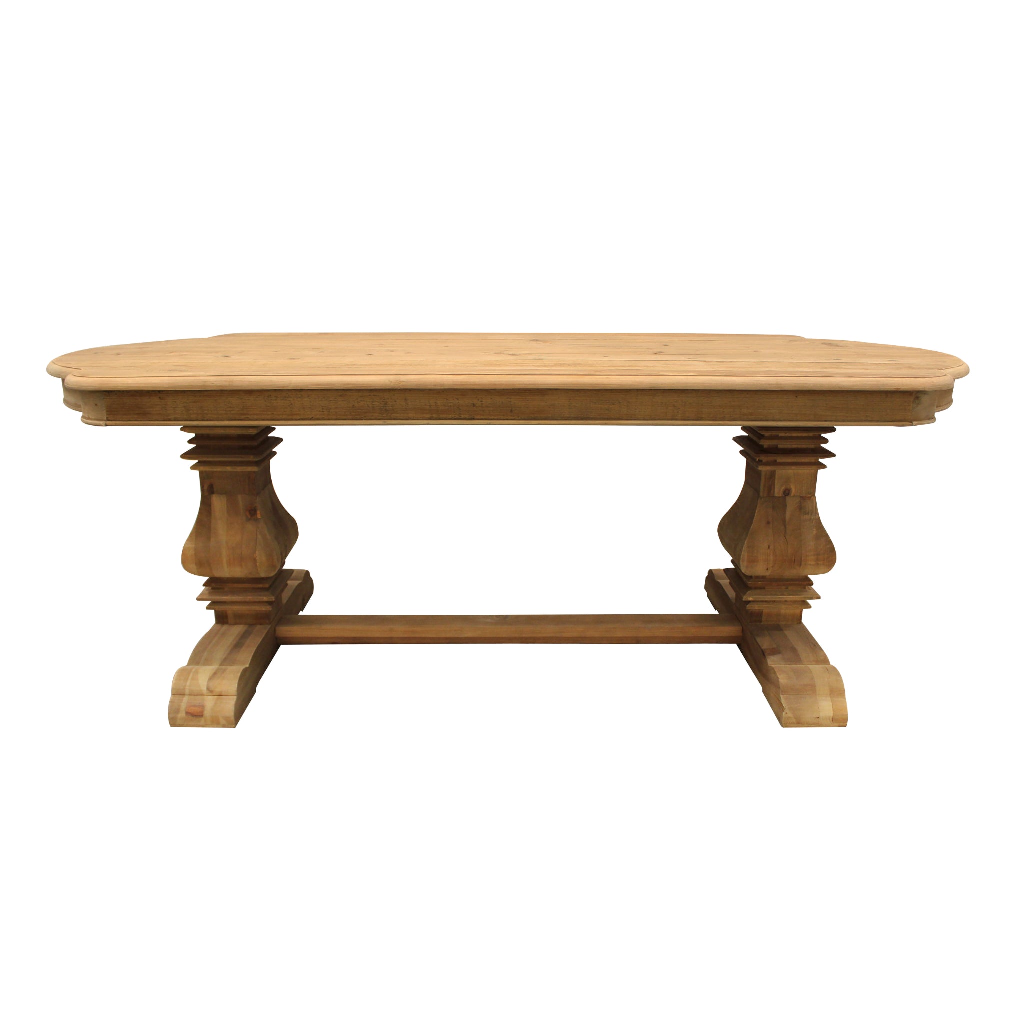 Meva Manhattan Beach Carrom 84" Natural Dining Table – Kitchen Oasis