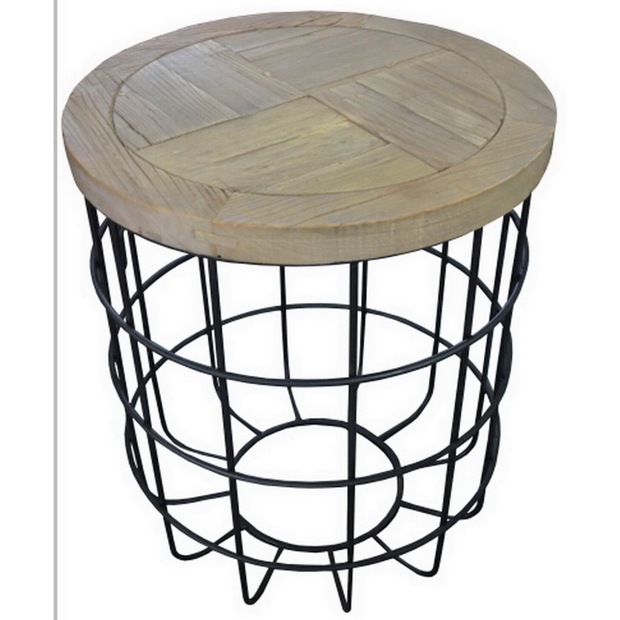 Meva Syracuse 20" Brown Side Table – Kitchen Oasis