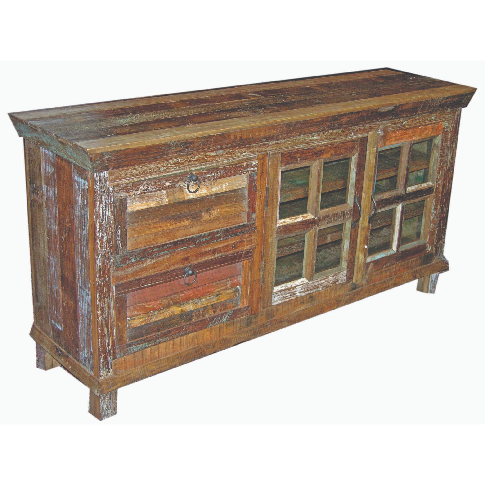 Meva Trinidad 2-Drawer 2-Door Brown/Multi Plasma – Kitchen Oasis