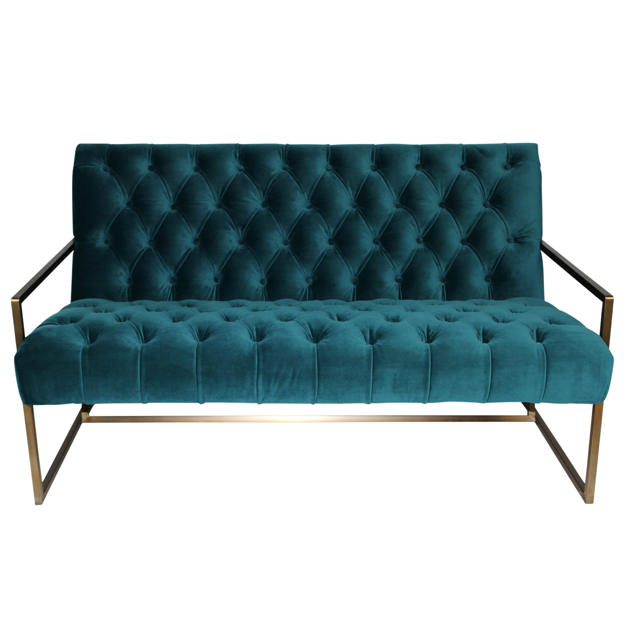 Meva Tucker 53" Teal Sofa – Kitchen Oasis