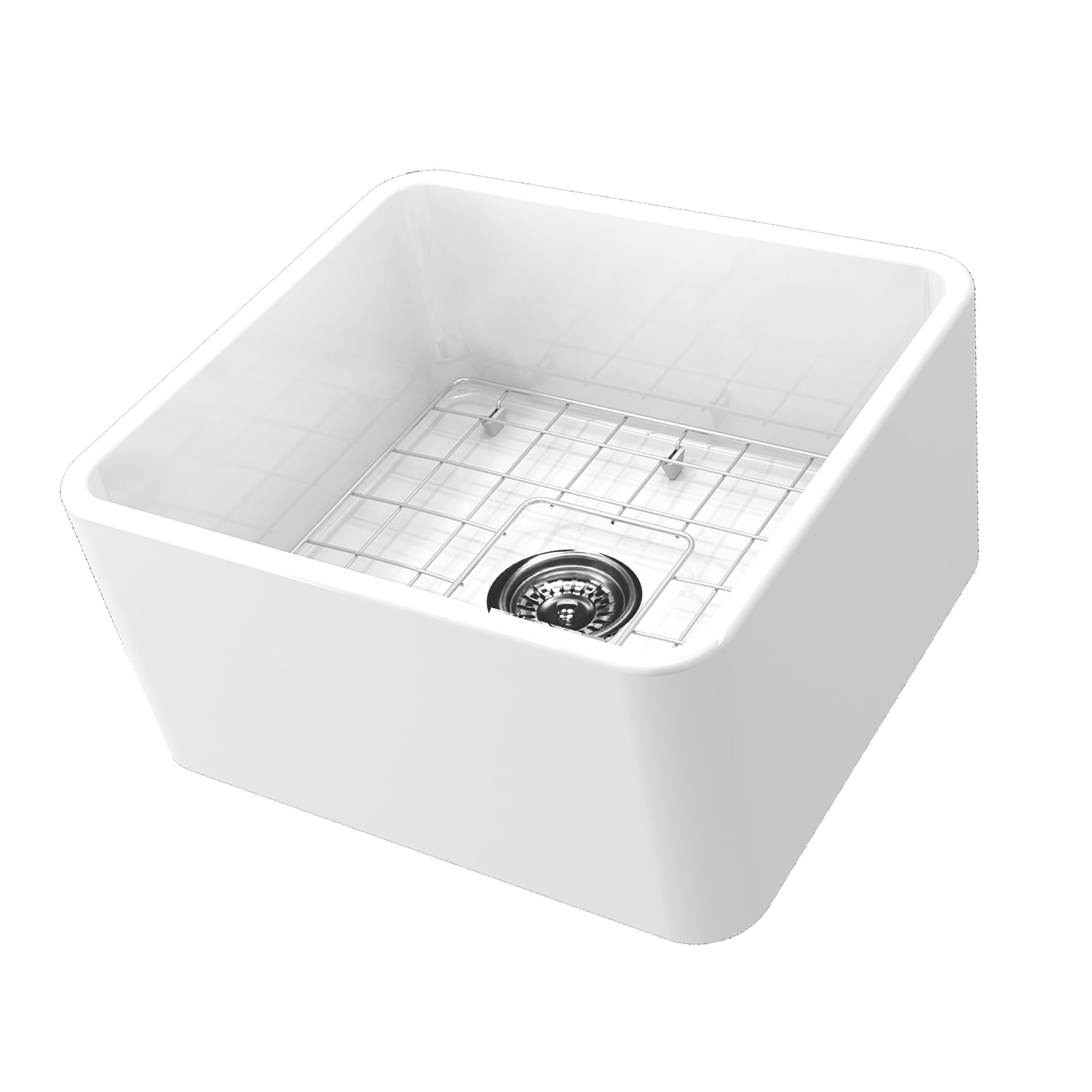 Nantucket Sinks Cape Collection 20" Rectangle Undermount Porcelain ...