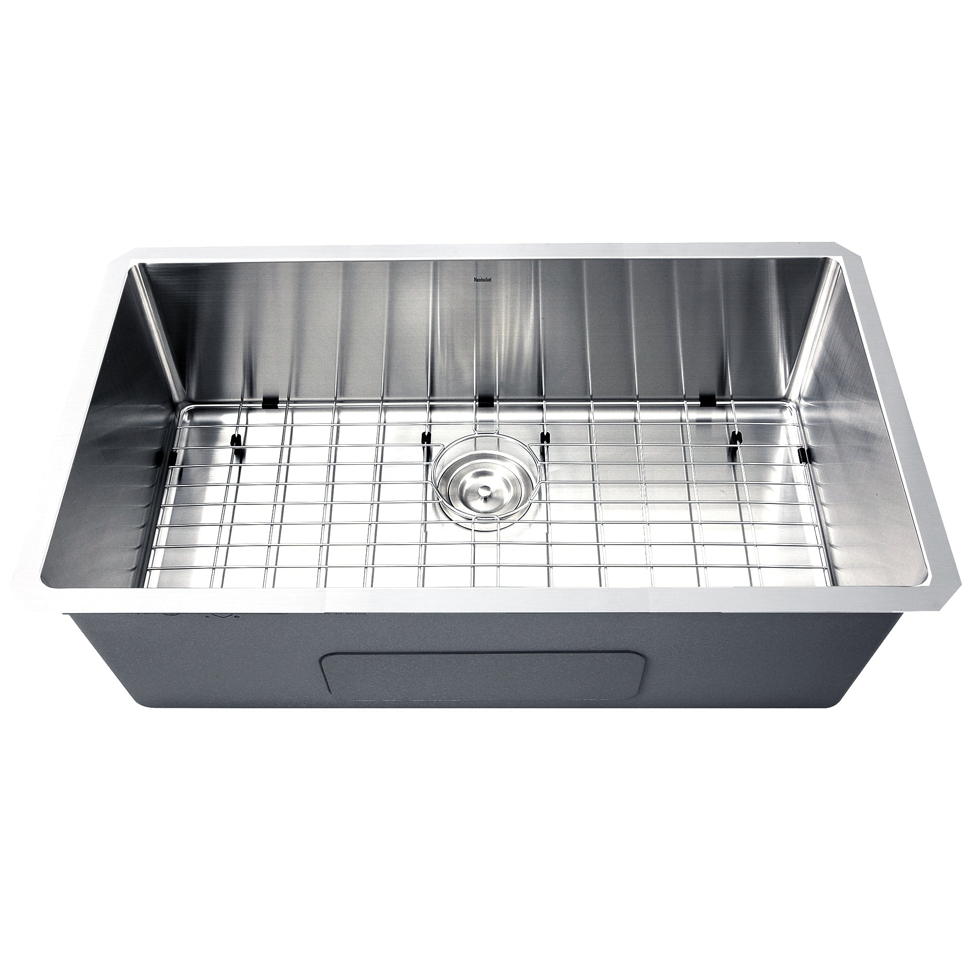 Nantucket Sinks Pro Series 32" Rectangle Undermount Brushed Satin ...