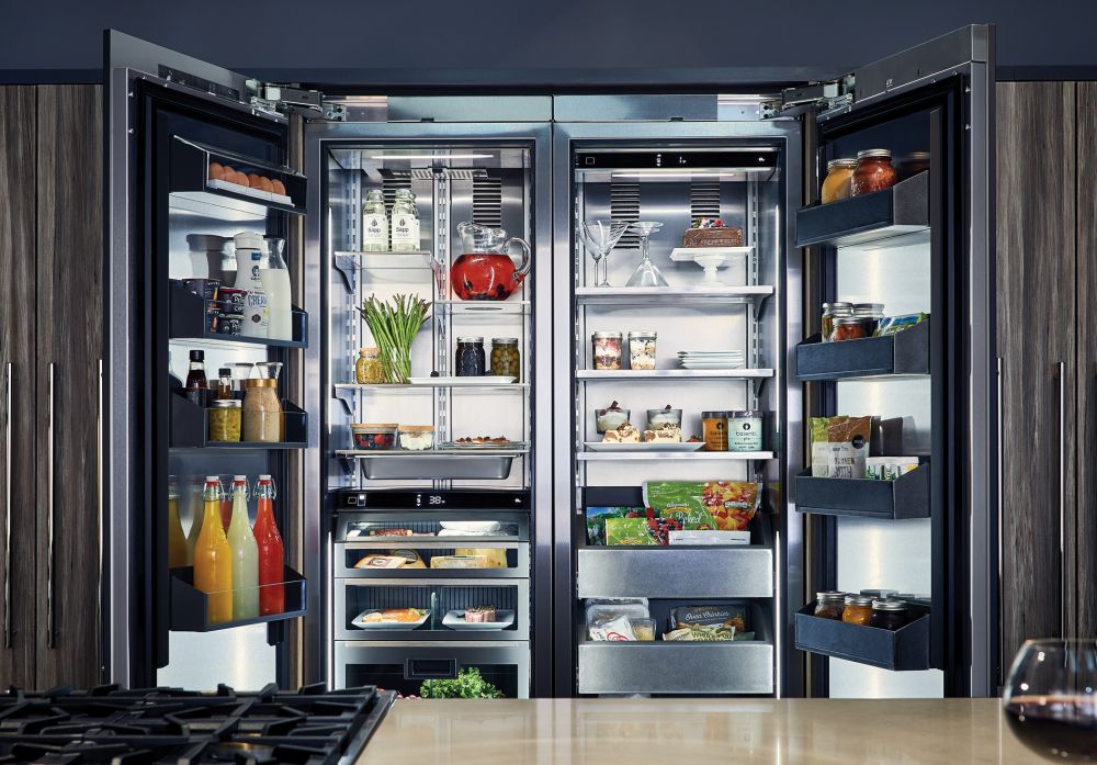 Perlick 24" Column Refrigerator Solid Overlay Ready Hinged Left ...