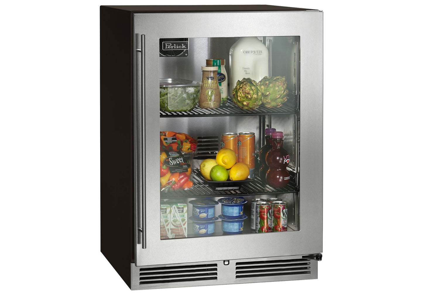 Perlick ADA Height 24" Compliant Indoor Refrigerator with Fully Integr ...