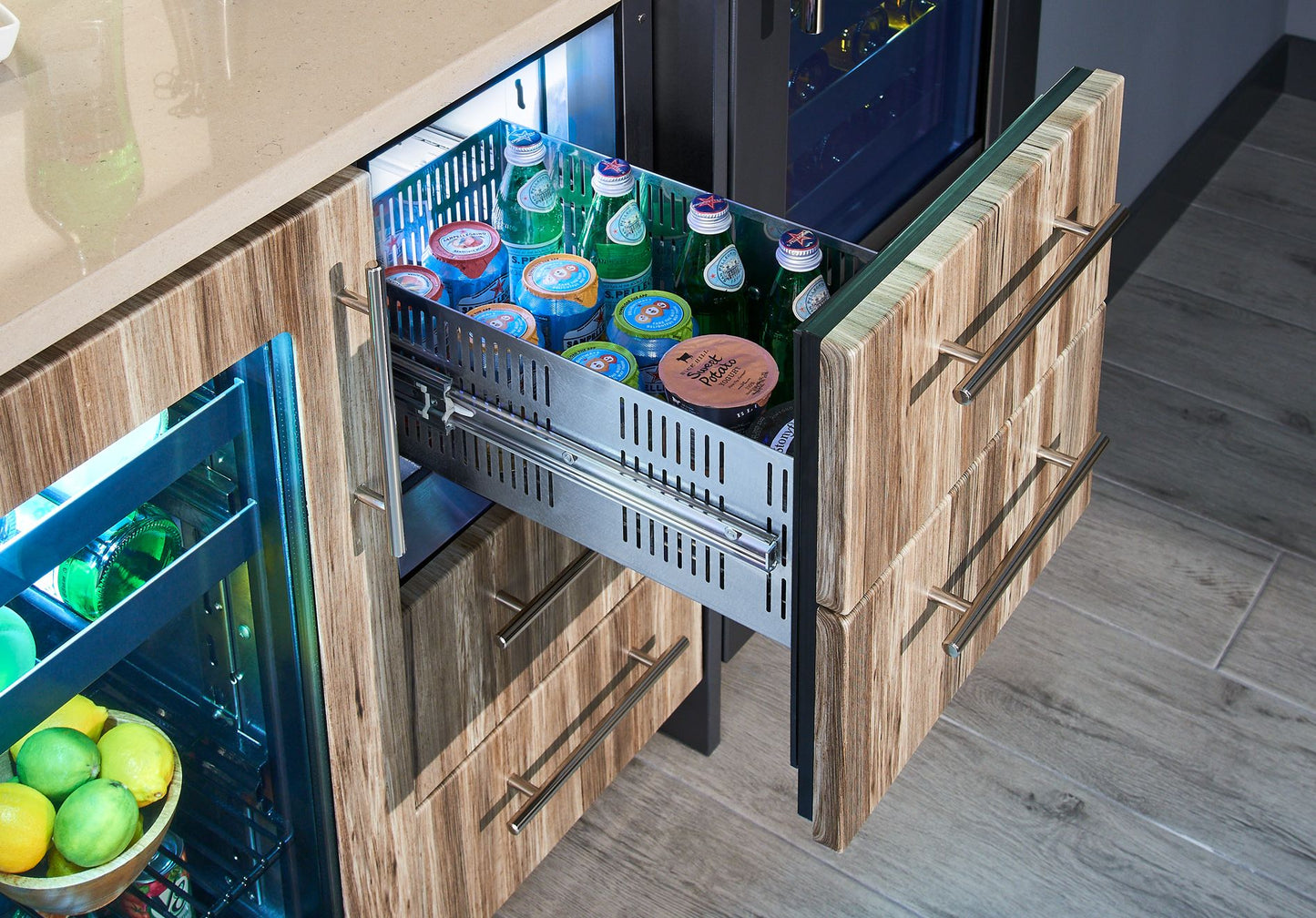 Perlick Signature Series 15" Indoor Refrigerator Drawers Fully Integra ...