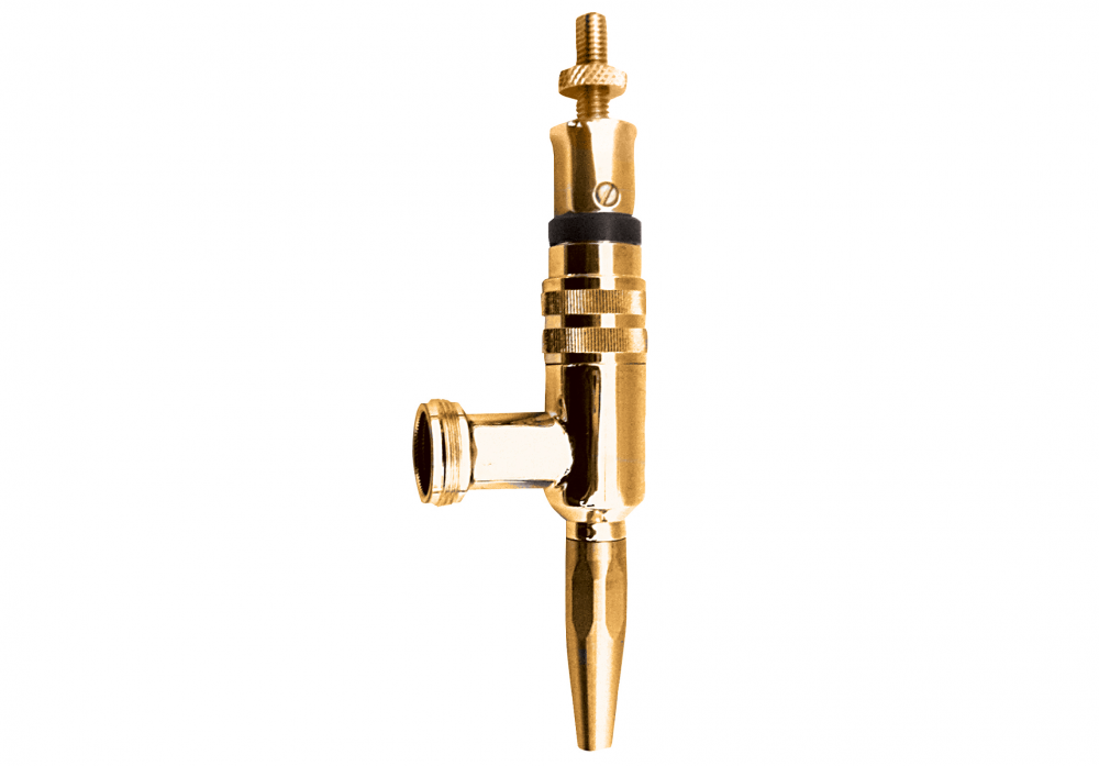 Perlick Stout Faucet - Brass Gold Tone Tarnish-Free Body with Stainles ...