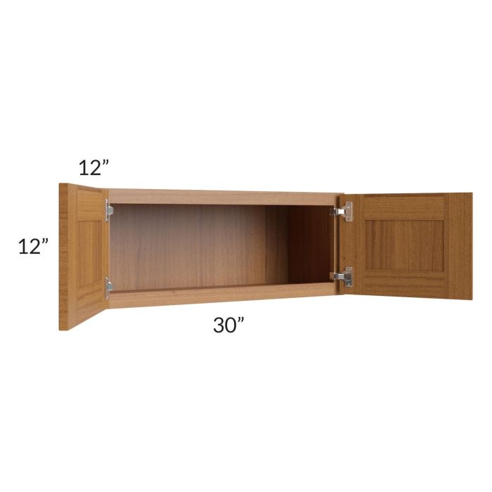 RTA Artisan Walnut Shaker 30" x 12" Wall Cabinet – Kitchen Oasis