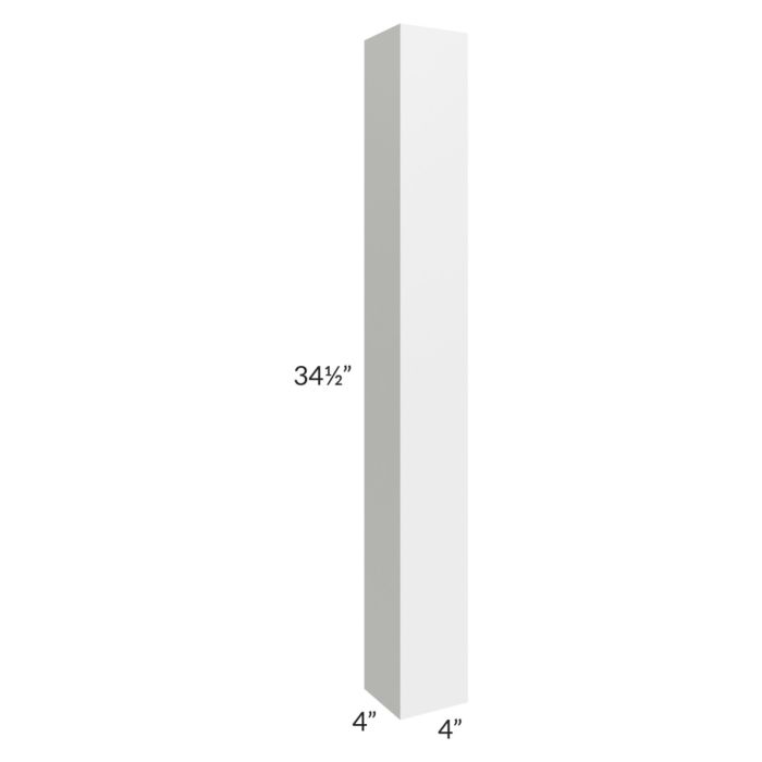 RTA Asheville White Shaker 4" x 4" Square Decorative Post – Kitchen Oasis