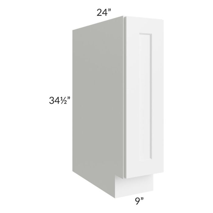 RTA Aspen White Shaker 09" Base Pull-Out Spice Rack – Kitchen Oasis