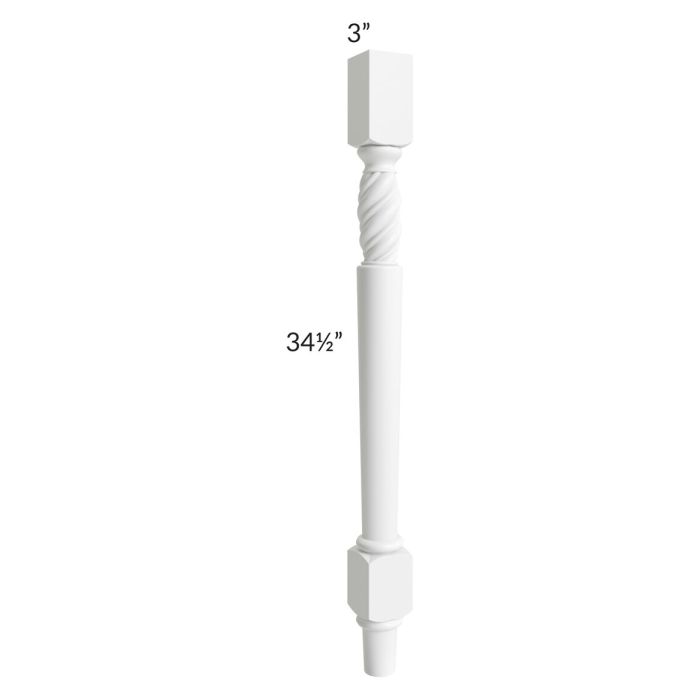 RTA Aspen White Shaker 81" Decorative Leg – Kitchen Oasis