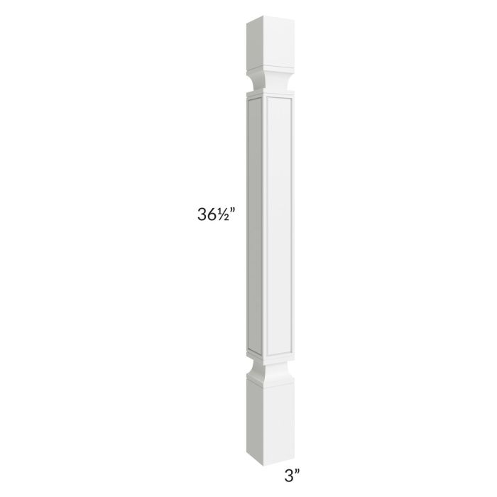 RTA Aspen White Shaker Decorative Full Leg – Kitchen Oasis