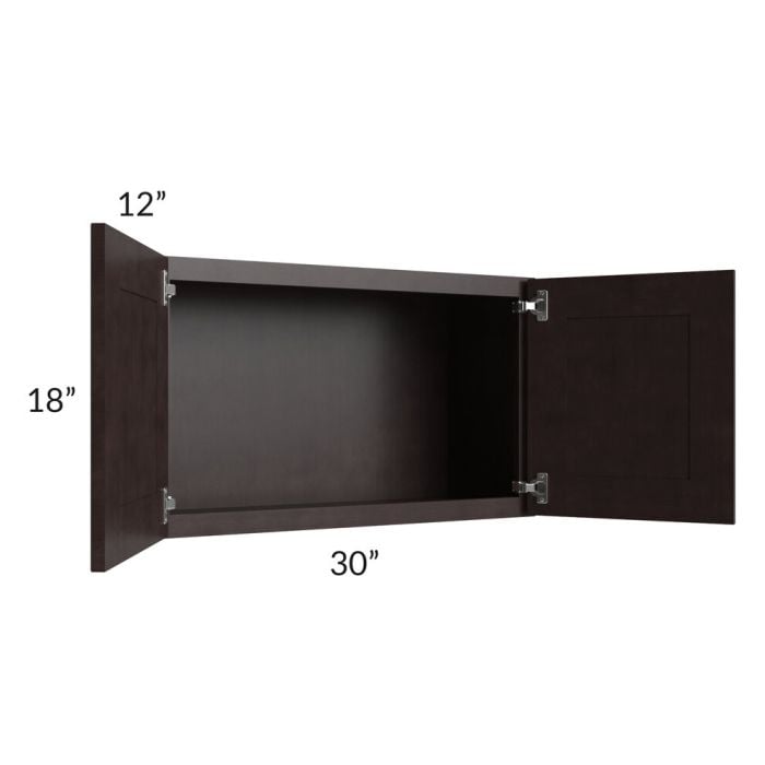 RTA Brazilian Shaker 30" x 18" Wall Cabinet – Kitchen Oasis