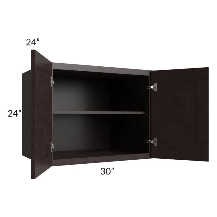 RTA Brazilian Shaker 30" x 24" x 24" Wall Cabinet – Kitchen Oasis
