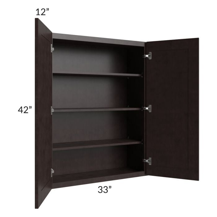 RTA Brazilian Shaker 33" x 42" Wall Cabinet – Kitchen Oasis